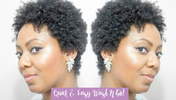 Quick and Easy Wash N Go Routine - www.beingmelody.com